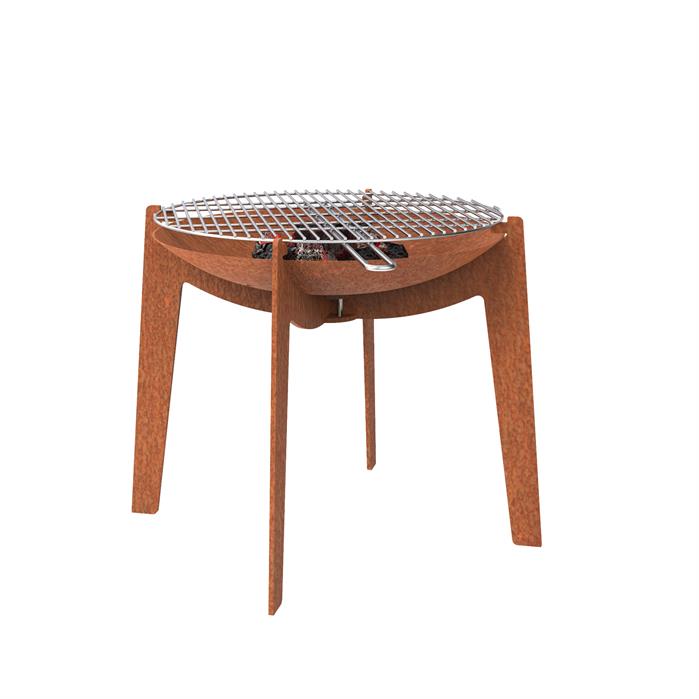 Barbecue rond basic plancha - Ets Majois